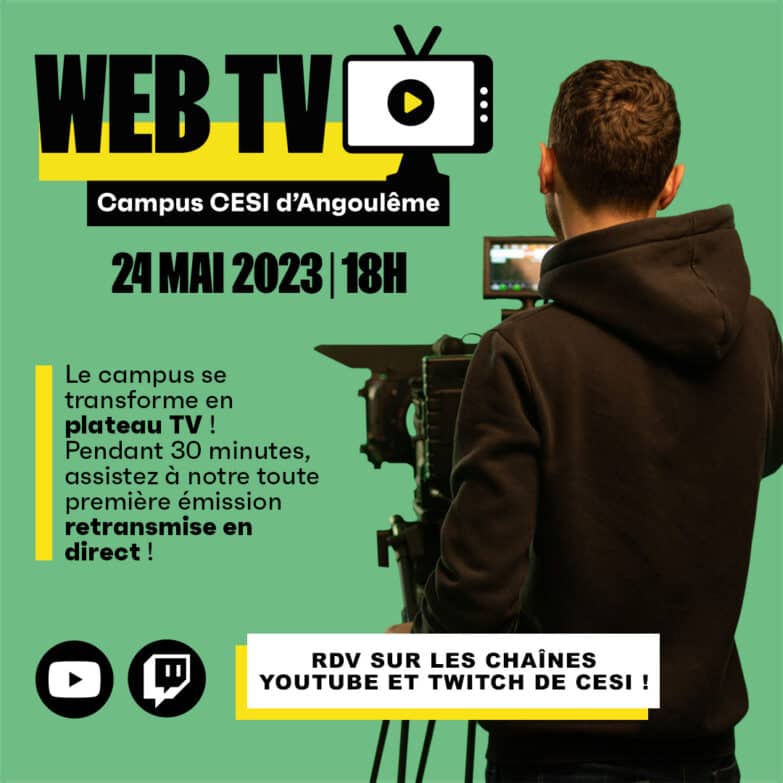 Une WEB TV sur le campus CESI d'Angoulême